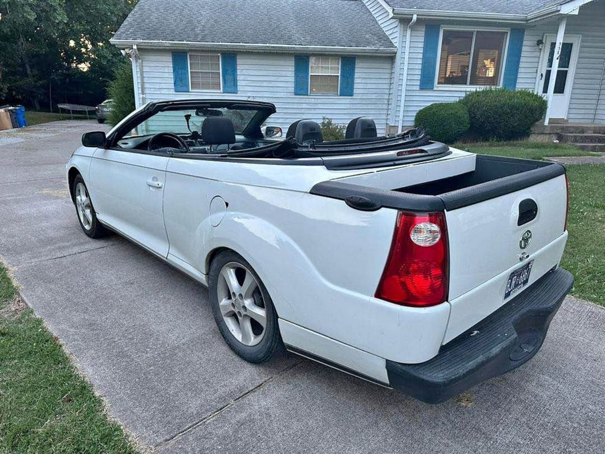 Toyota Solara Convertible With A Pickup Twist Is Party At The Front And ...