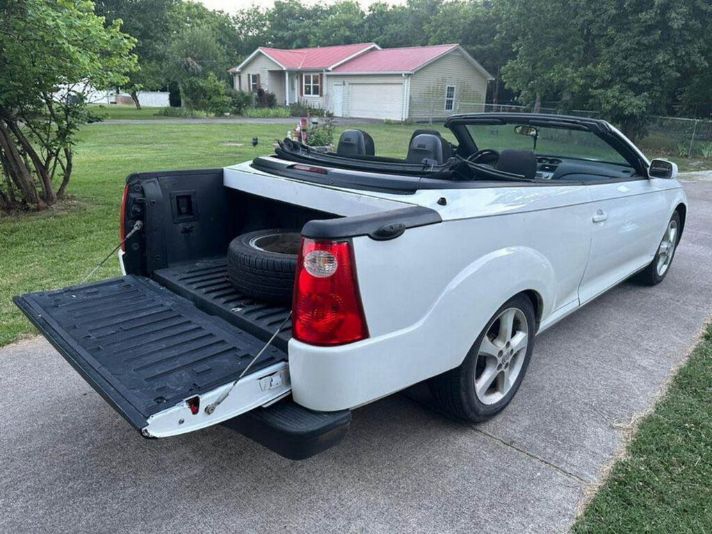 Toyota Solara Convertible With A Pickup Twist Is Party At The Front And ...