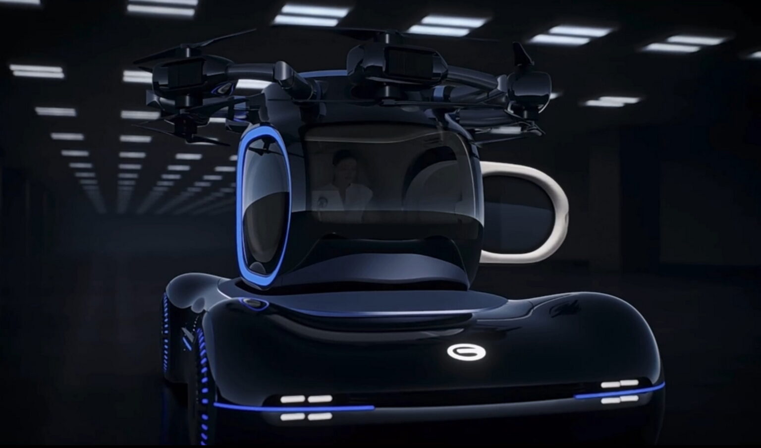 GAC Unveils Flying Pod That Turns Into An Electric Car Thanks To A ...