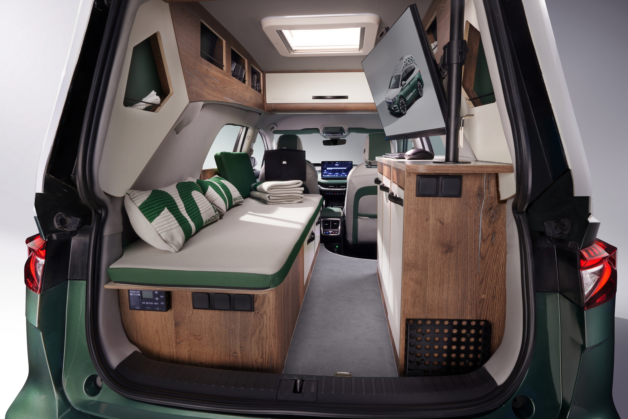 The Skoda Roadiaq Is An All-Electric Camper Van And One Hell Of A ...