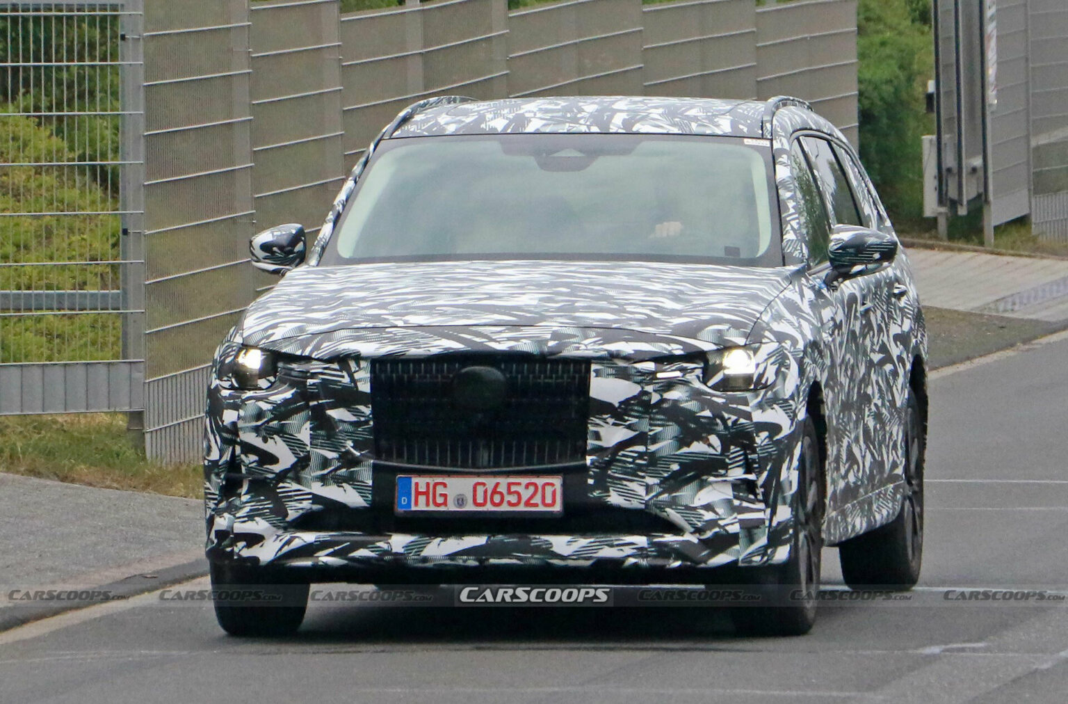 2024 Mazda CX-80 Spied As A Super-Sized CX-60 With A Third-Row | Carscoops