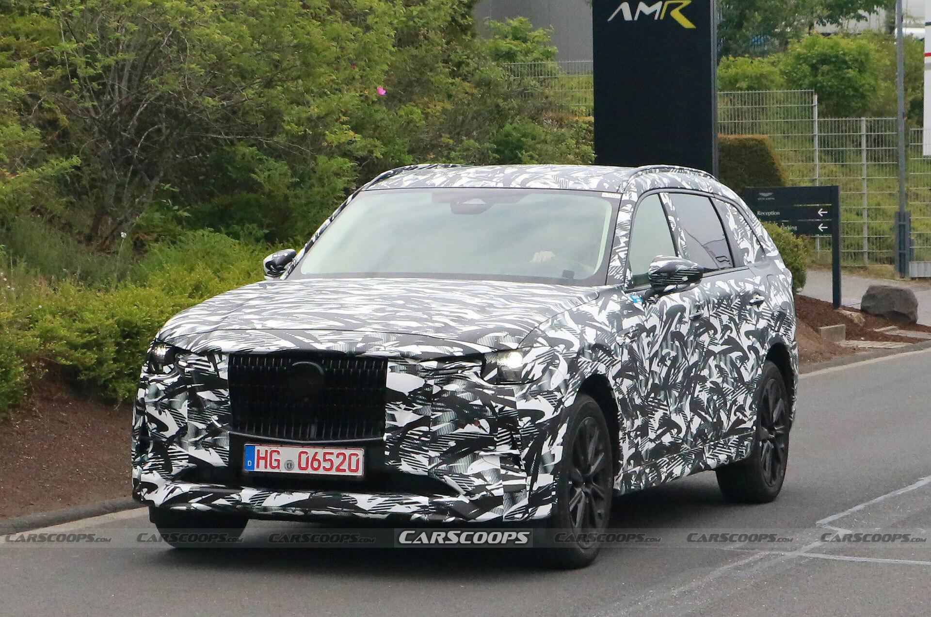 2024 Mazda CX-80 Spied As A Super-Sized CX-60 With A Third-Row | Carscoops