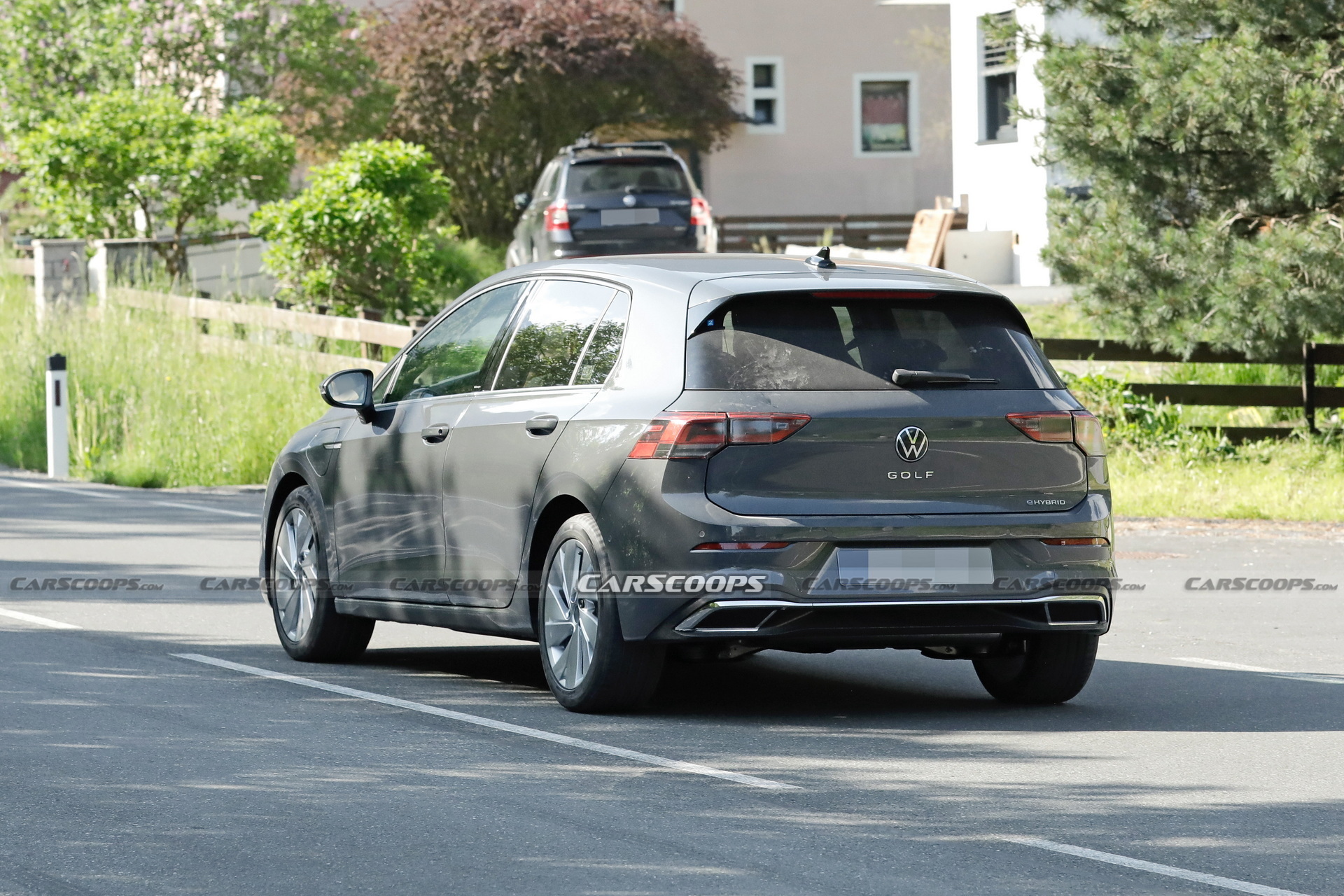 2024 VW Golf Spied With Minimum Camo Showing Its Redesigned Face ...