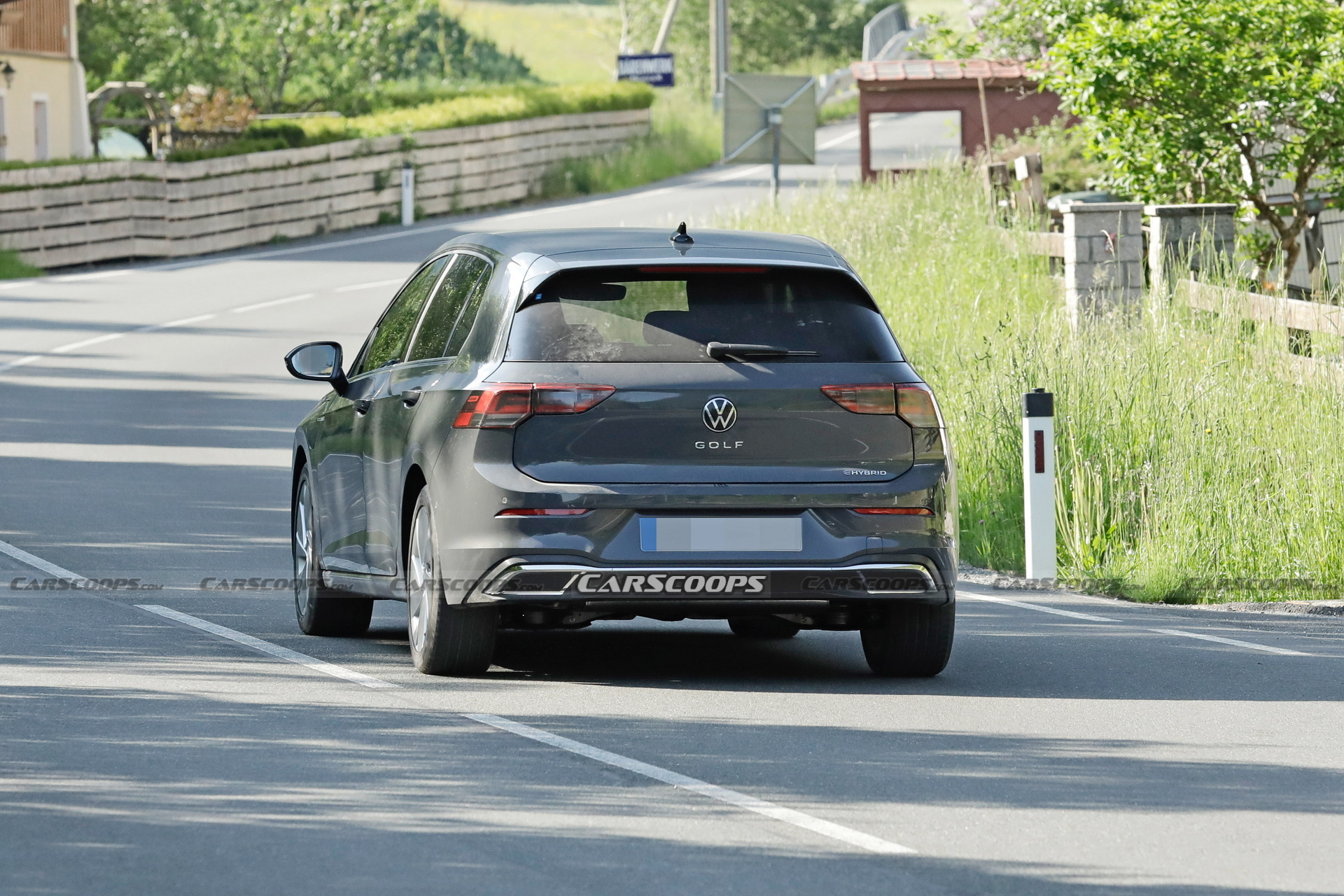 2024 VW Golf Spied With Minimum Camo Showing Its Redesigned Face ...