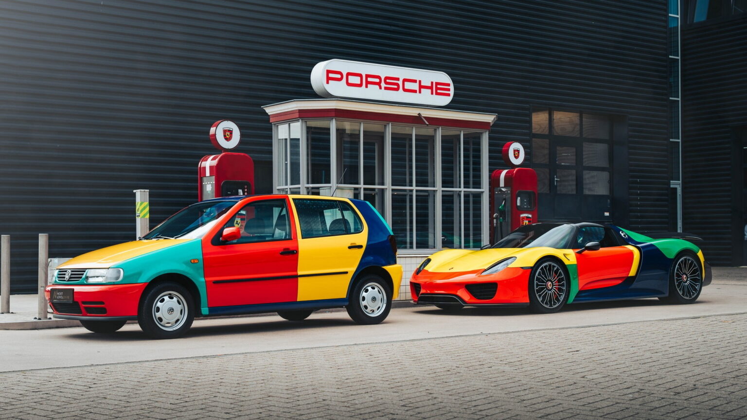 Porsche 918 Spyder Does Its Best Impression Of A VW Harlequin | Carscoops