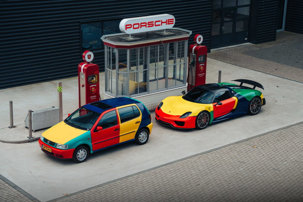 Porsche 918 Spyder Does Its Best Impression Of A VW Harlequin | Carscoops