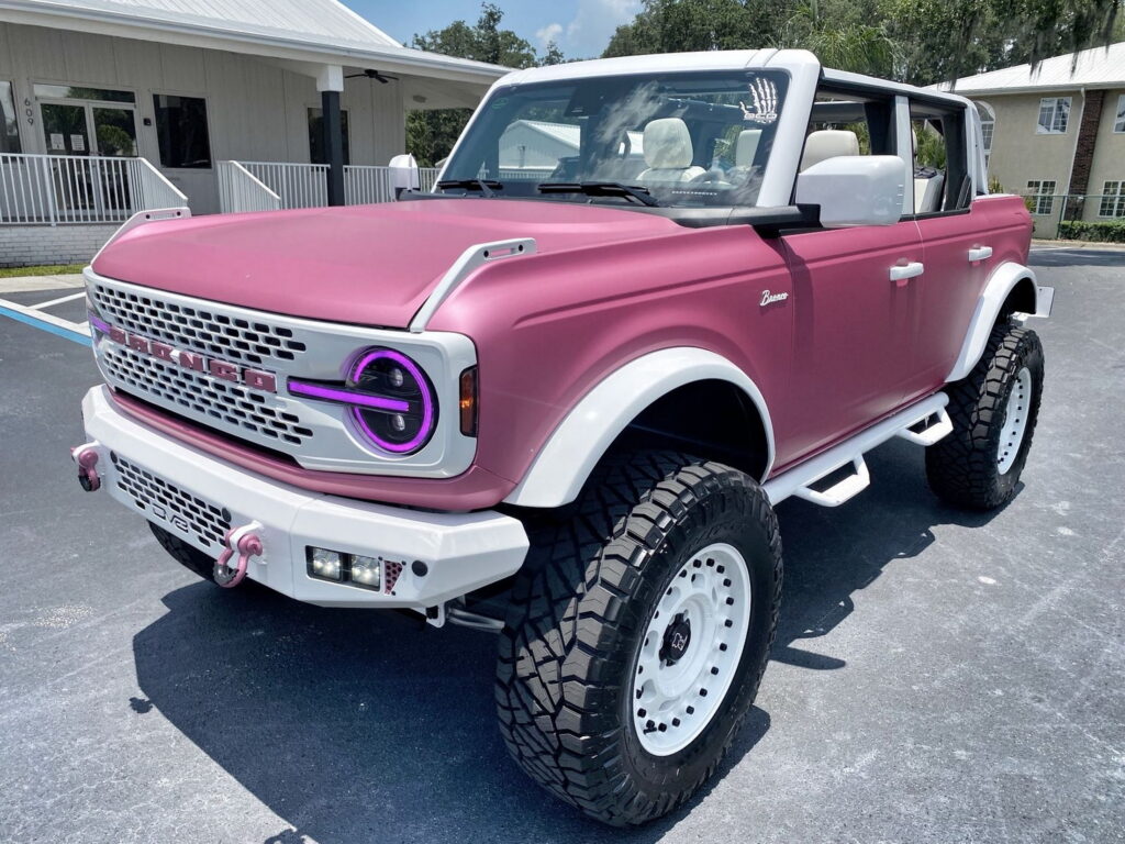 Custom Ford Bronco Is So Pink It’ll Make Barbie Trade Her Jeep | Carscoops