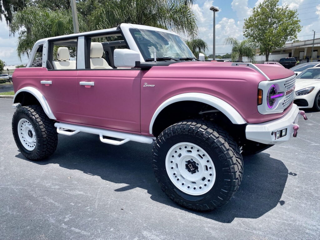 Custom Ford Bronco Is So Pink It’ll Make Barbie Trade Her Jeep | Carscoops