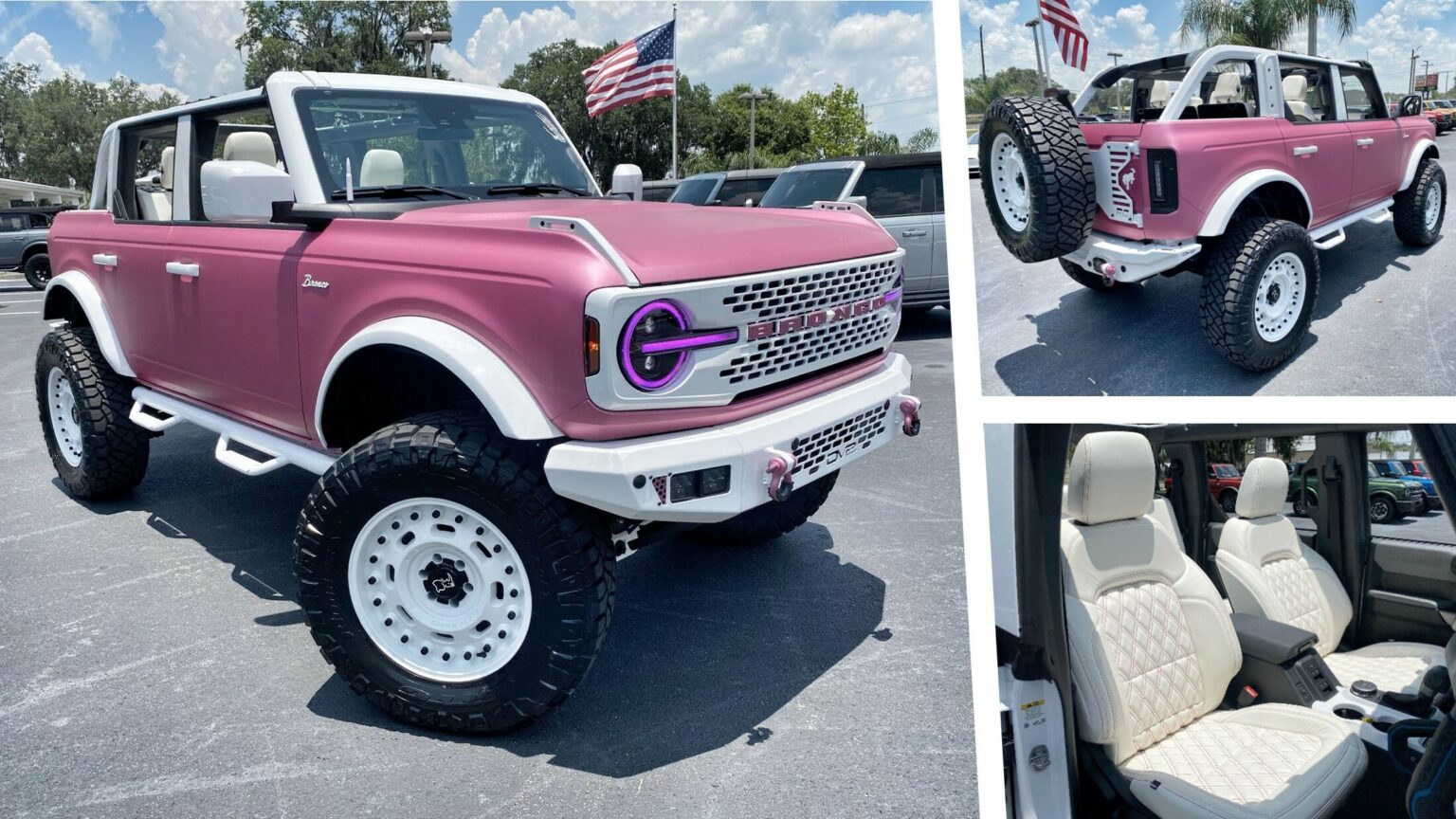 Custom Ford Bronco Is So Pink It’ll Make Barbie Trade Her Jeep | Carscoops