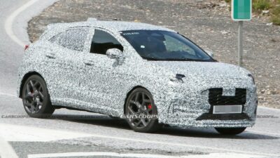 2024 Ford Puma Facelift Makes Spy Debut In ST Guise | Carscoops