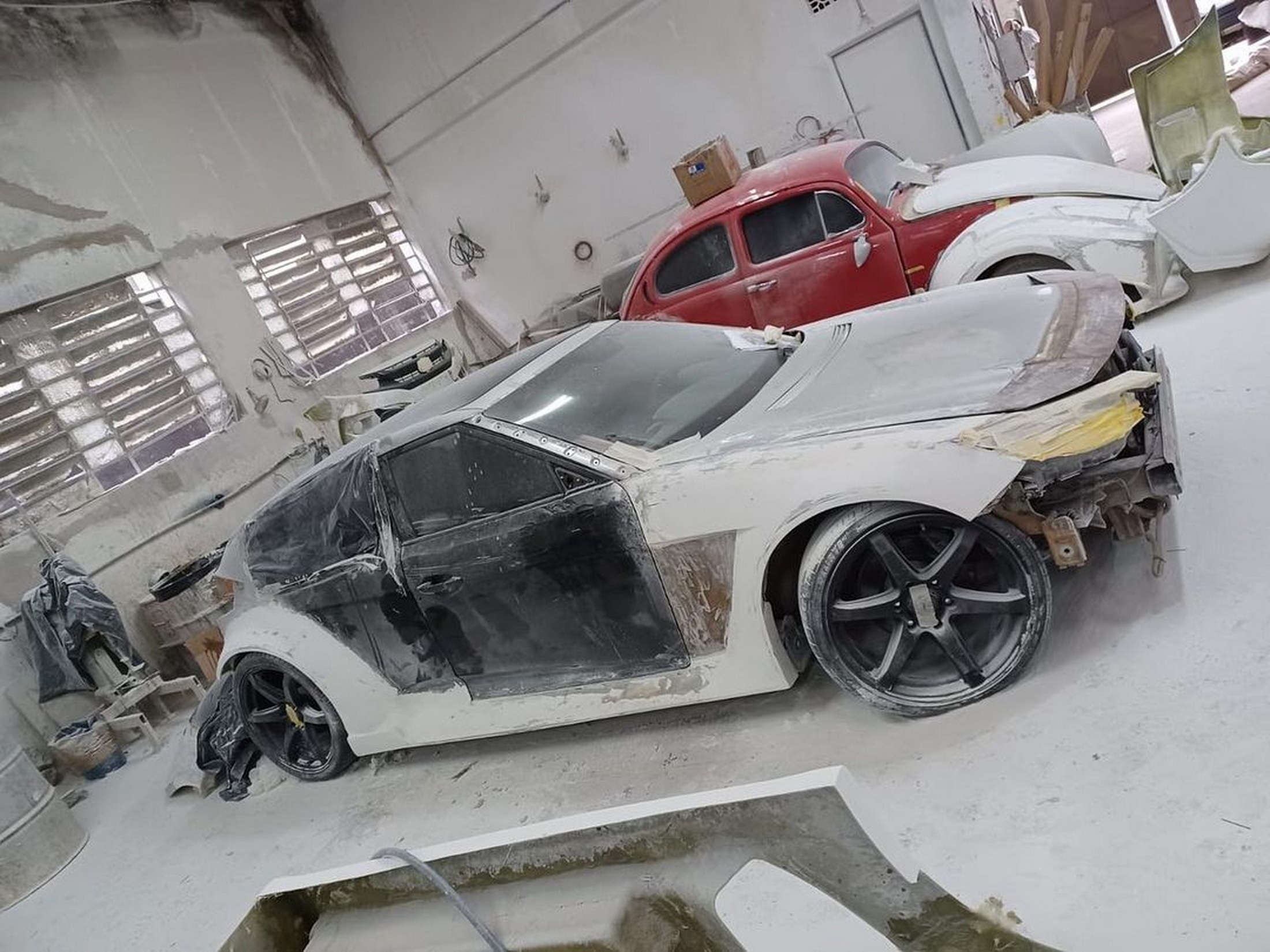 Crazy Hyundai Veloster Build Has A Civic Face And Mercedes V8 ...