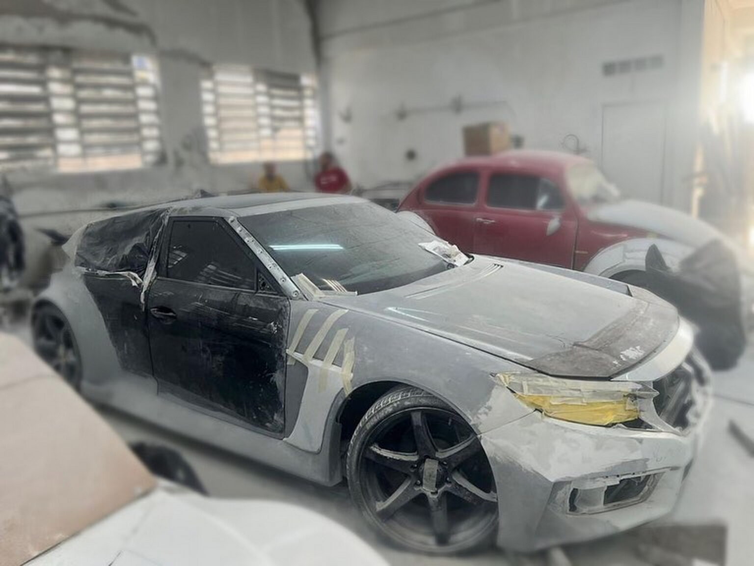 Crazy Hyundai Veloster Build Has A Civic Face And Mercedes V8 ...