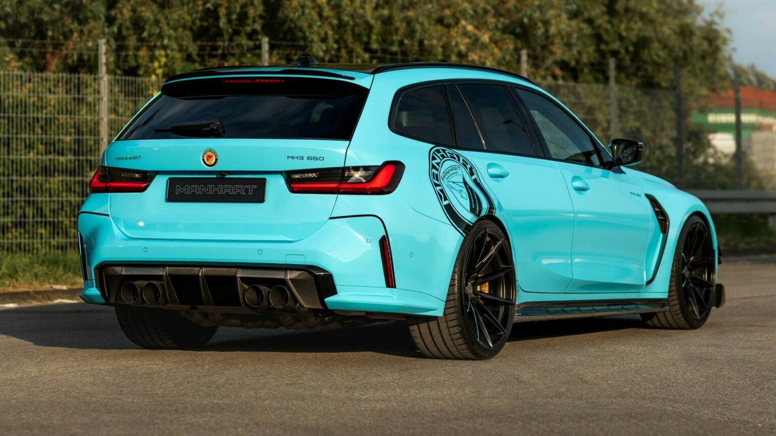 BMW M3 Touring Gets 641 HP, More Carbon, And A Baby Blue Wrap By ...