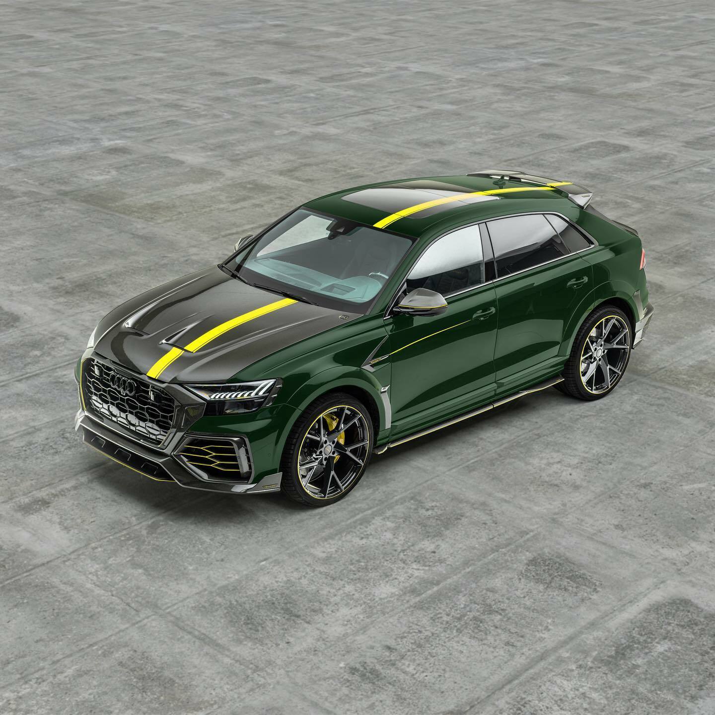 Mansory Baths Audi RS Q8 In Green And Carbon Fiber Giving It 769 HP ...