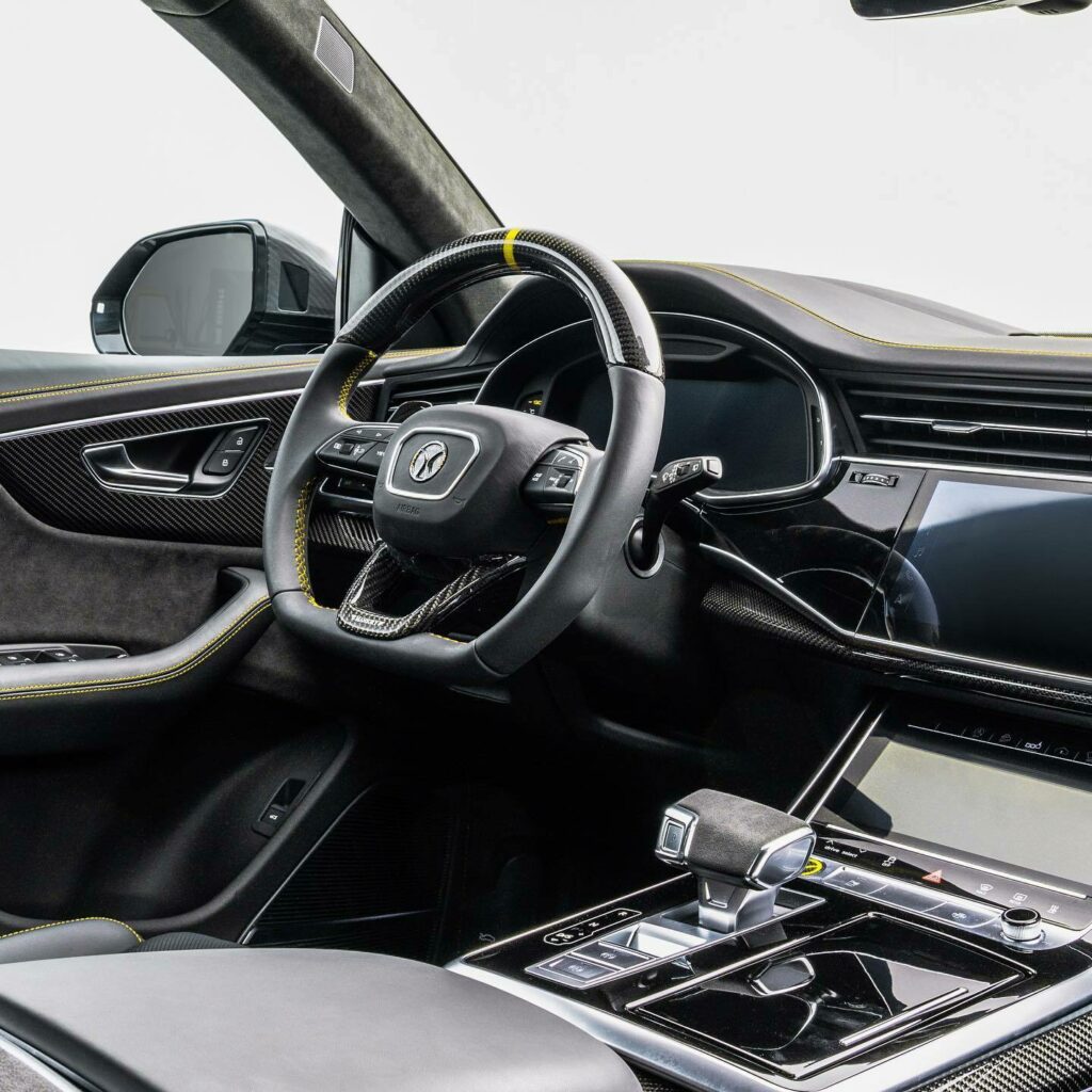 Mansory Baths Audi RS Q8 In Green And Carbon Fiber Giving It 769 HP ...