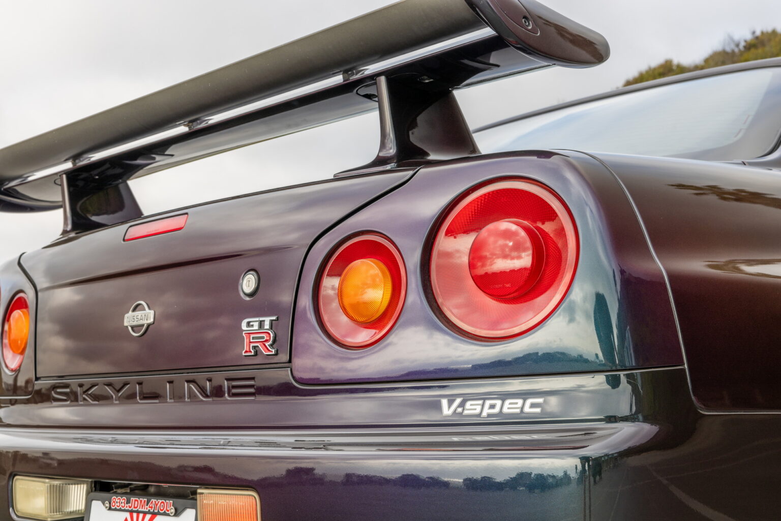 Super Rare R34 Nissan Skyline GT-R V-Spec In Midnight Purple Up For ...
