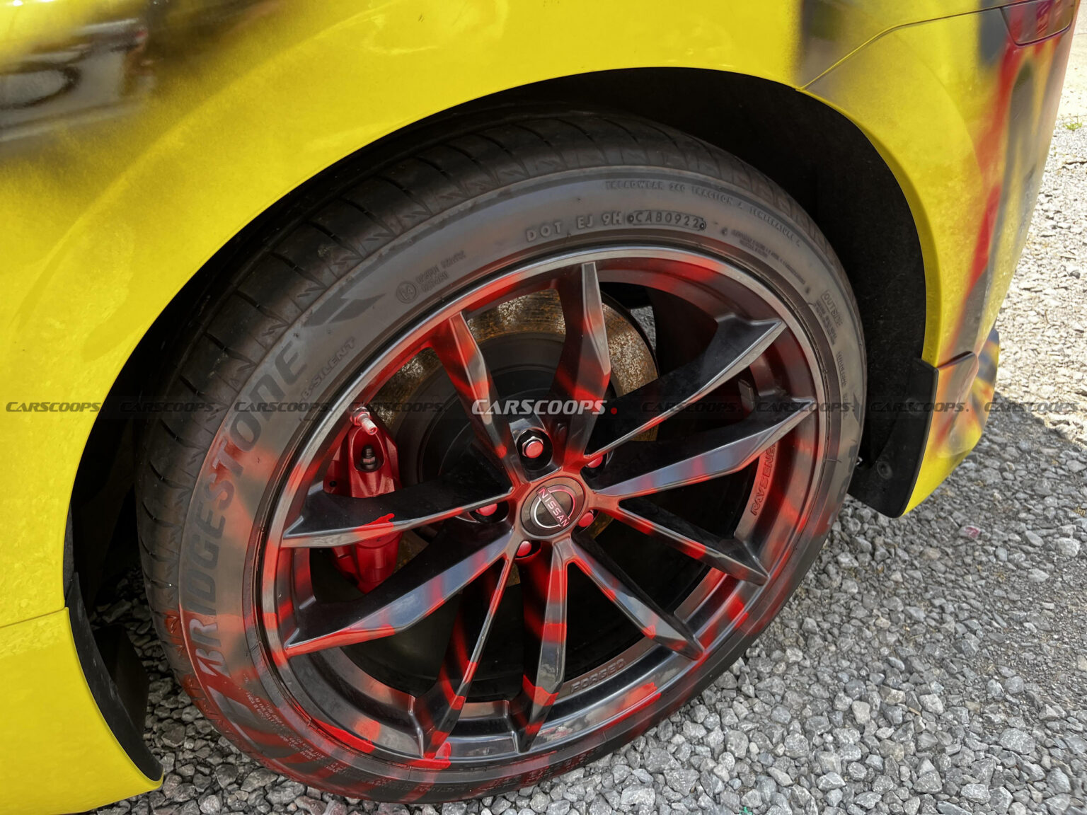 The Mystery Behind Those Spray-Painted Nissan Z And Frontiers Is ...