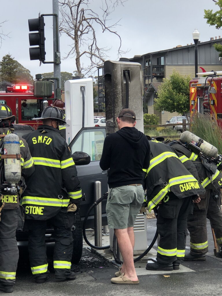 Video Shows Rivian R1T Erupt In Flames And Explode While Charging At ...