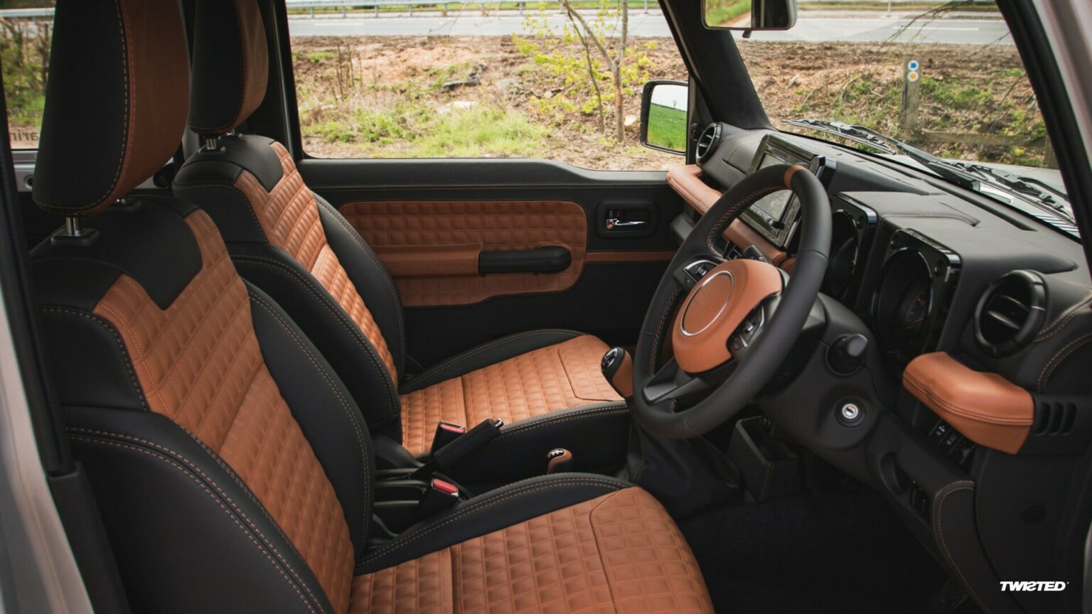 Twisted Gives Suzuki Jimny A Fancy Leather Interior And A Turbo, For A ...