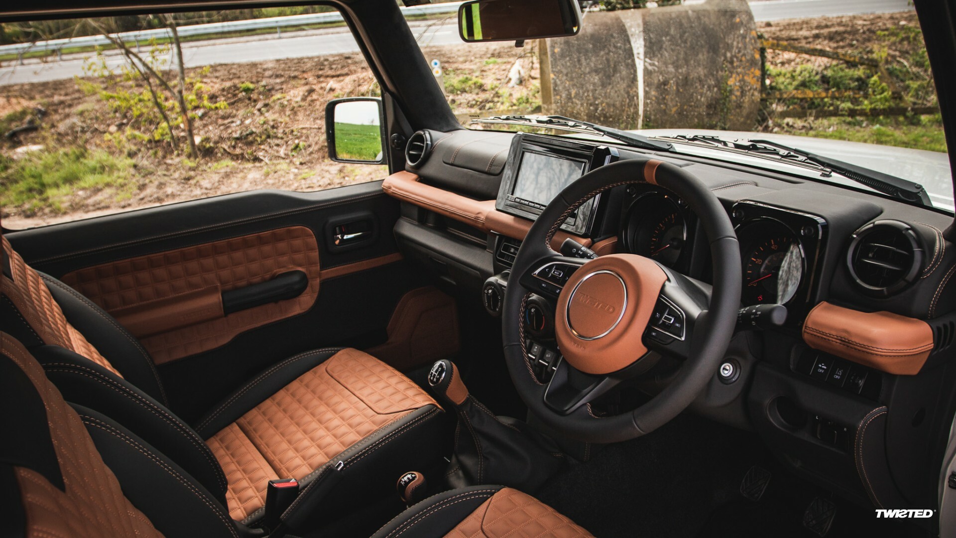 Twisted Gives Suzuki Jimny A Fancy Leather Interior And A Turbo, For A ...