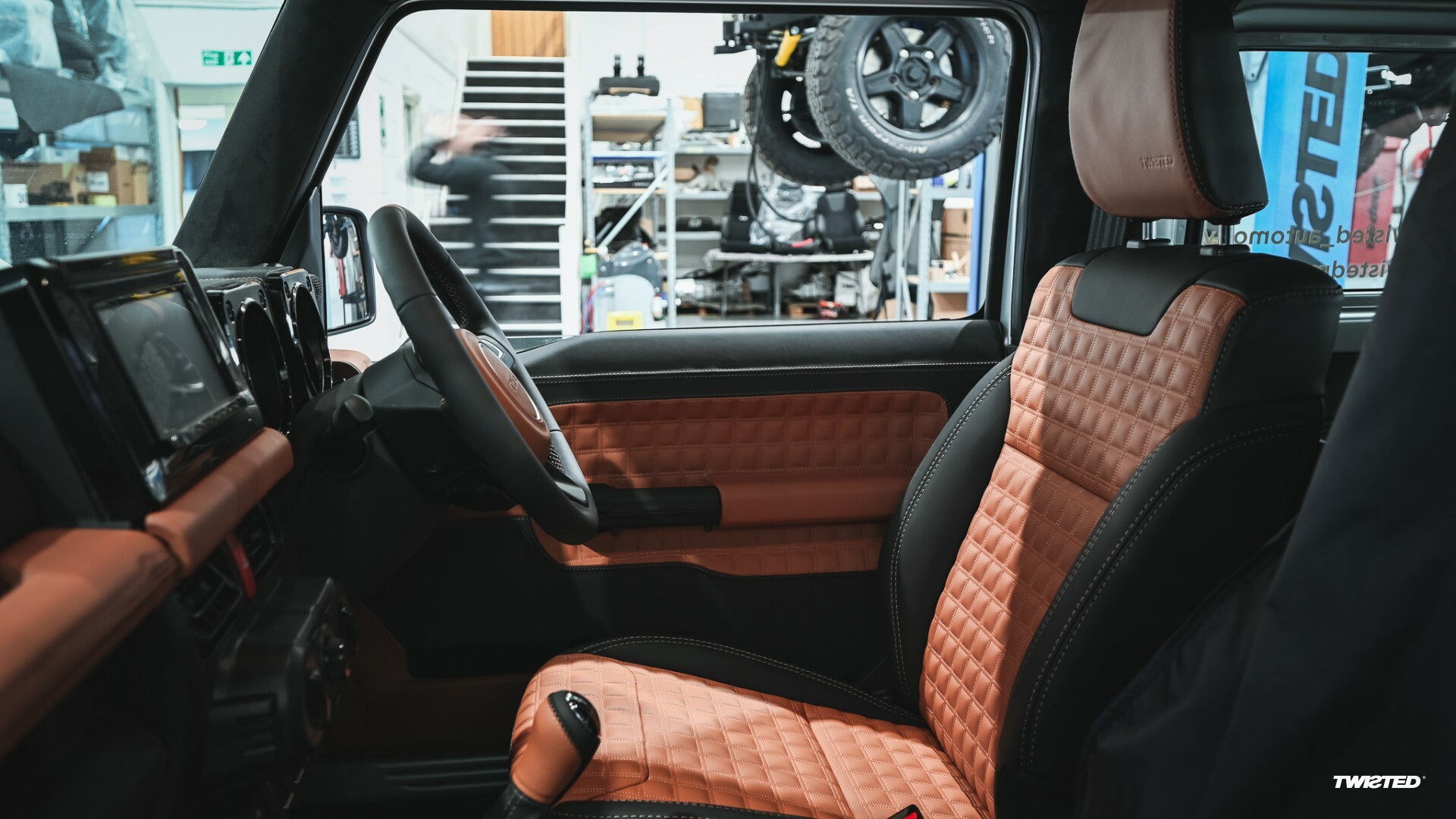 Twisted Gives Suzuki Jimny A Fancy Leather Interior And A Turbo, For A ...