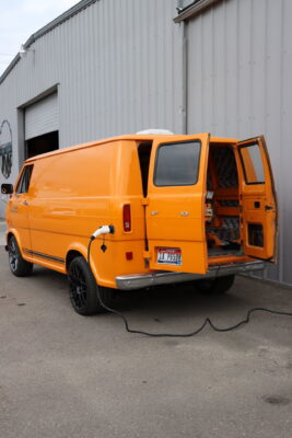 Tesla-Swapped 1974 Ford E-100 Van Is A Cool Electromod Sleeper | Carscoops