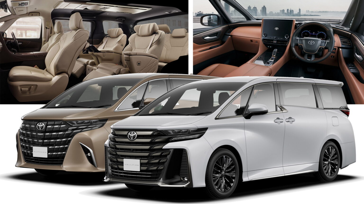2024 Toyota Alphard And Vellfire Debut In Japan With Huge Grilles And ...