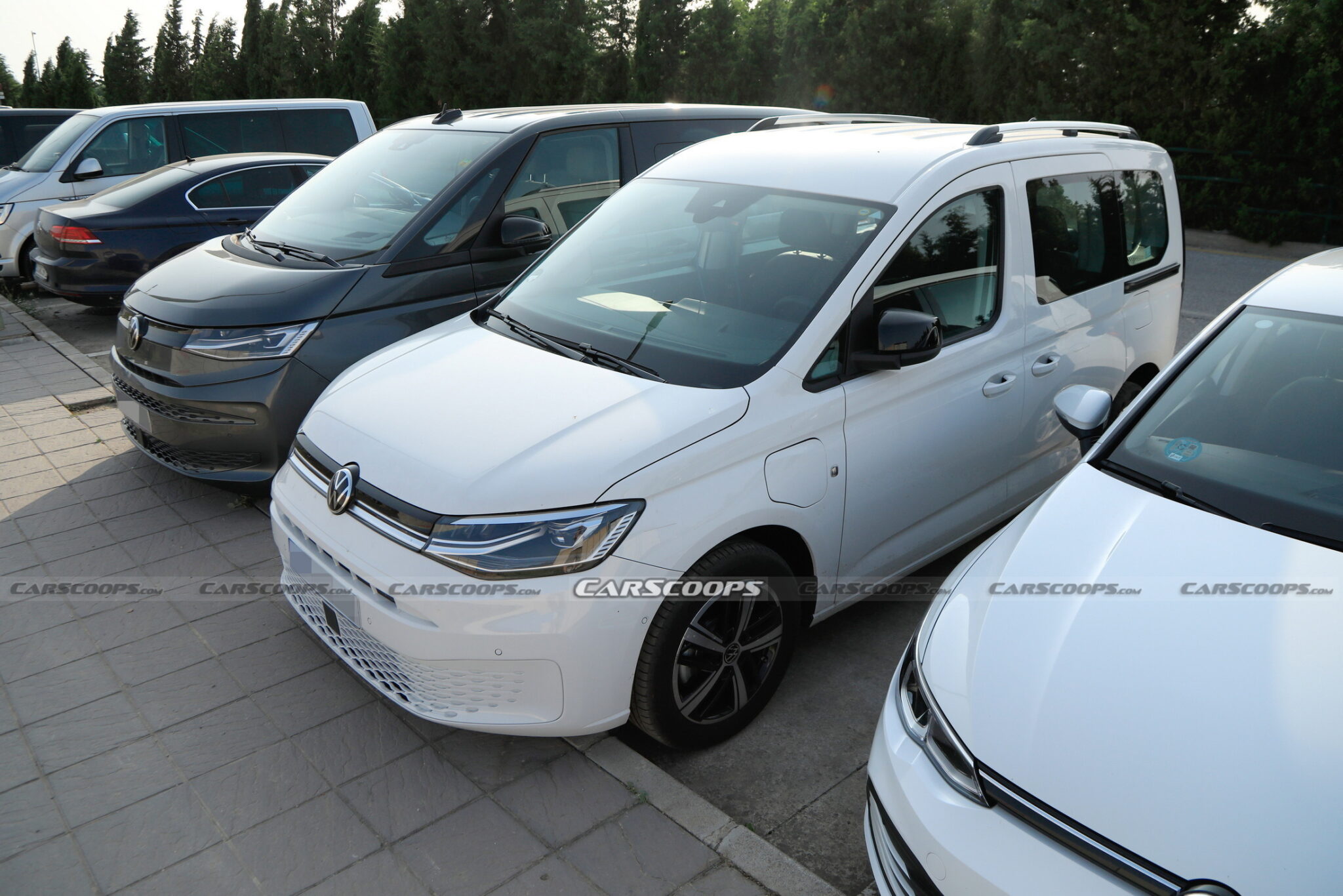 VW Caddy eHybrid Shows It All, Including Massive Infotainment Screen ...
