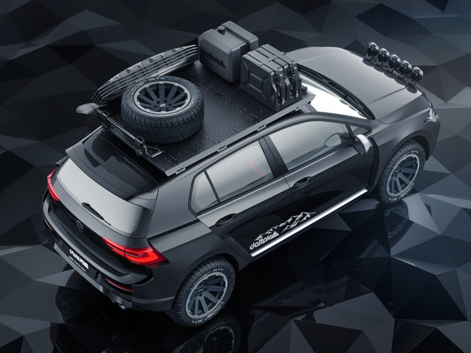 VW Golf R Turned Into A Cool Crossover By Delta 4×4 | Carscoops