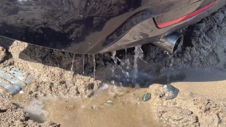 BMW Convertible Washed Out To Sea After Driver Parks On Beach | Carscoops