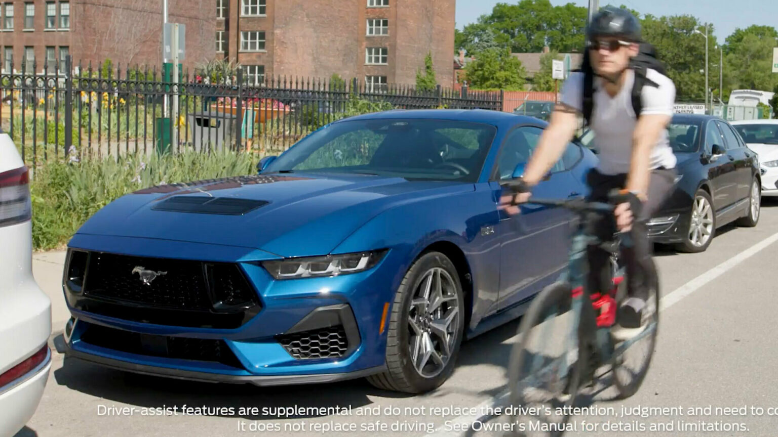2024 Ford Mustang Aims To Keep Cyclists Safe With New Exit Warning ...
