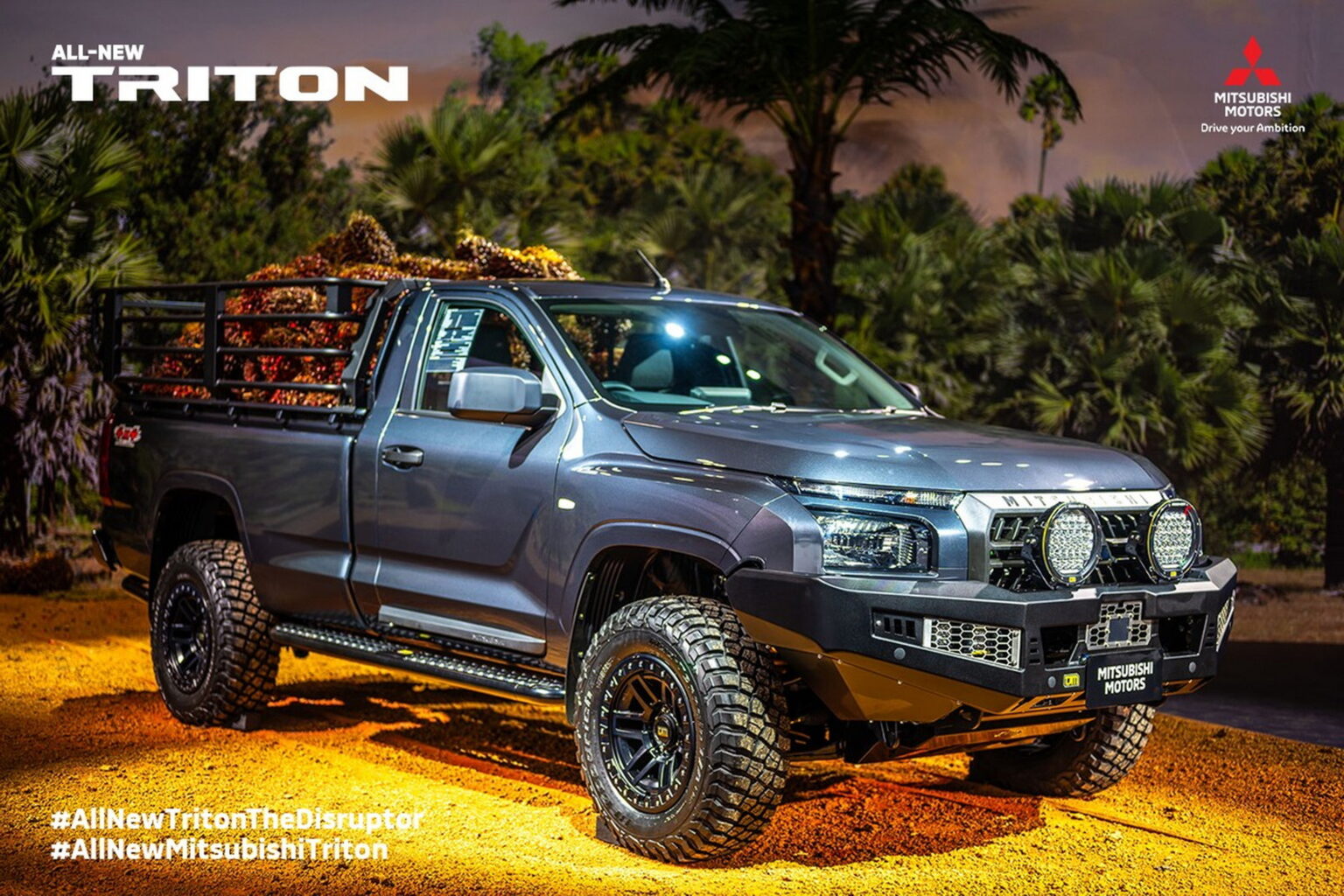 Mitsubishi Shows Customized Tritons Including Slammed Sports Truck ...