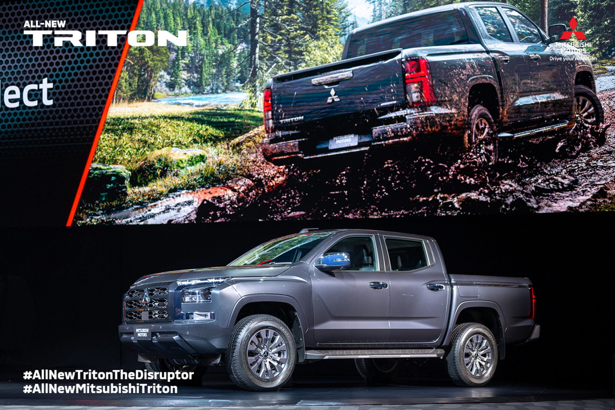 Mitsubishi Shows Customized Tritons Including Slammed Sports Truck ...