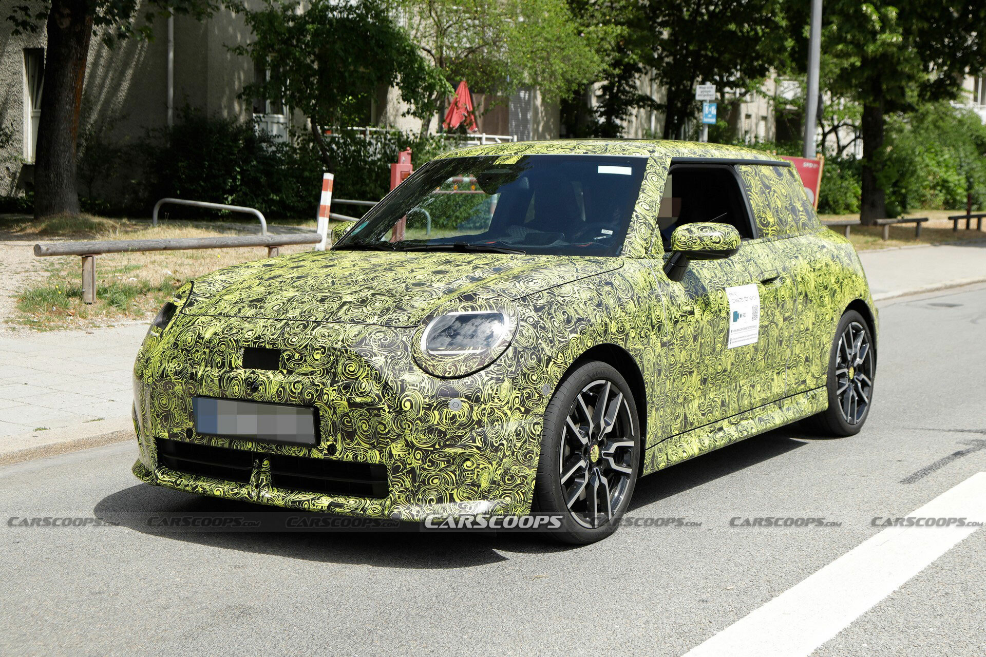 MINI John Cooper Works EV Spied With Sporty Upgrades | Carscoops