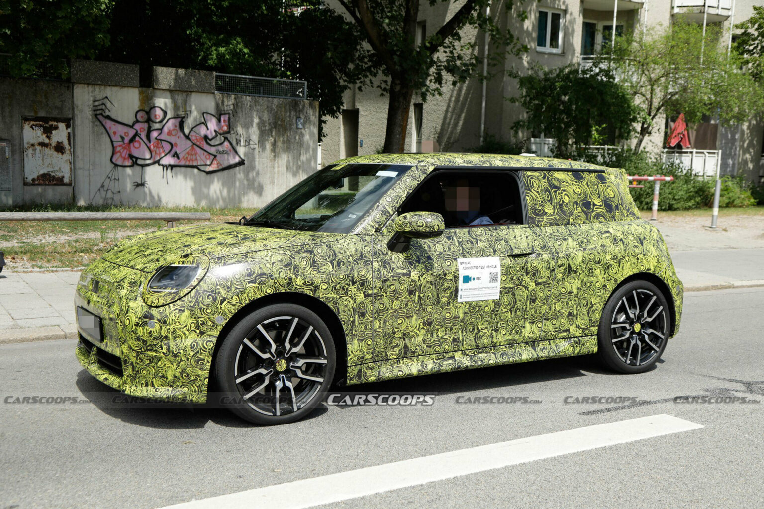 MINI John Cooper Works EV Spied With Sporty Upgrades | Carscoops