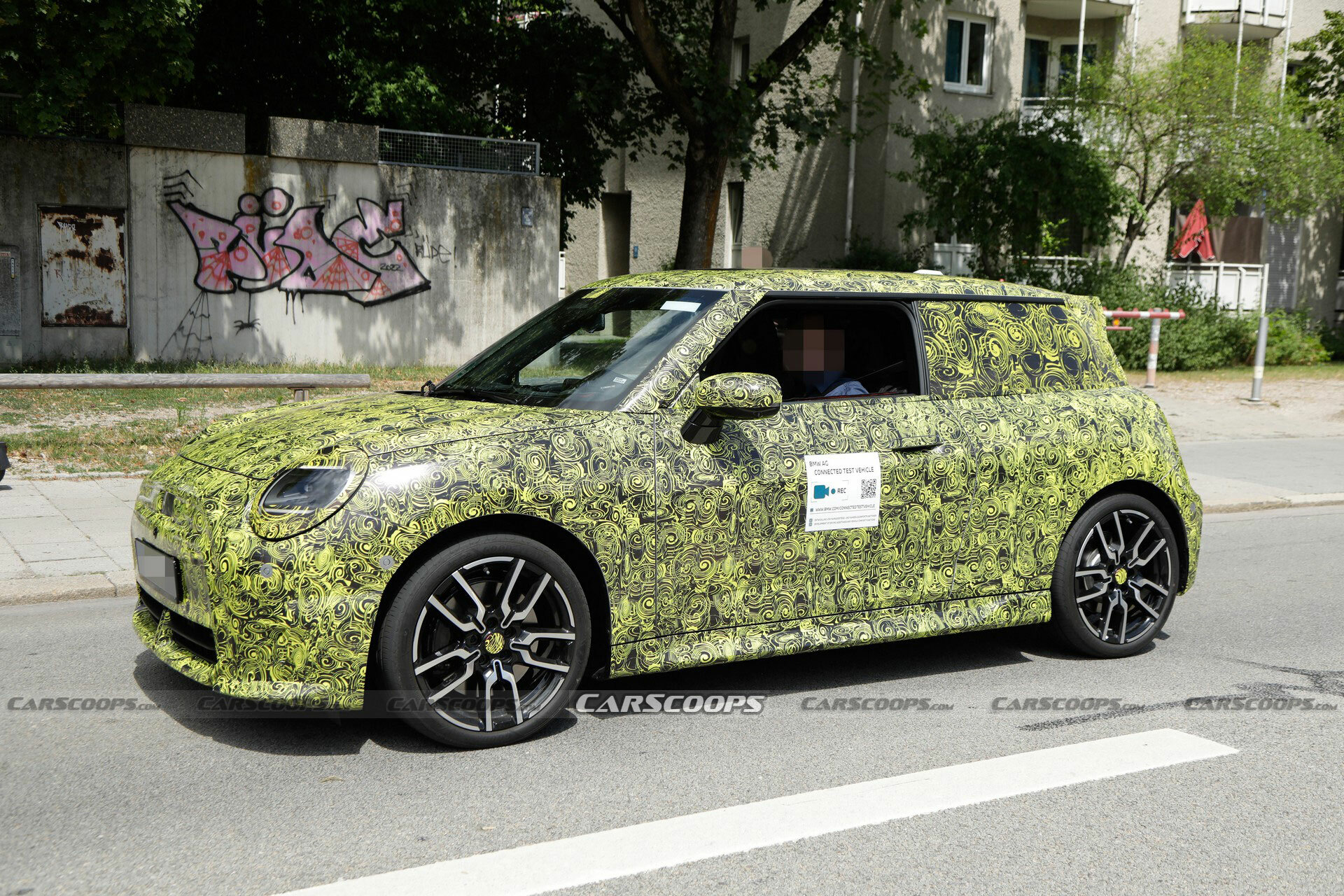 MINI John Cooper Works EV Spied With Sporty Upgrades | Carscoops