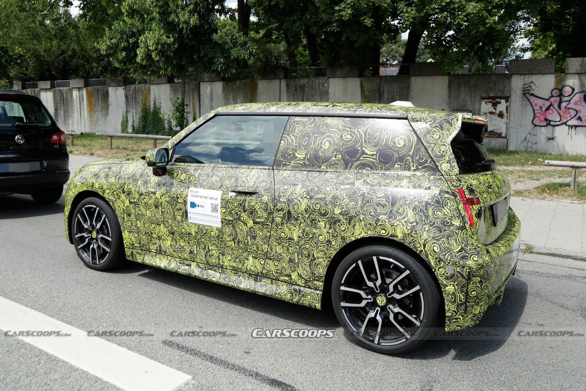 MINI John Cooper Works EV Spied With Sporty Upgrades | Carscoops