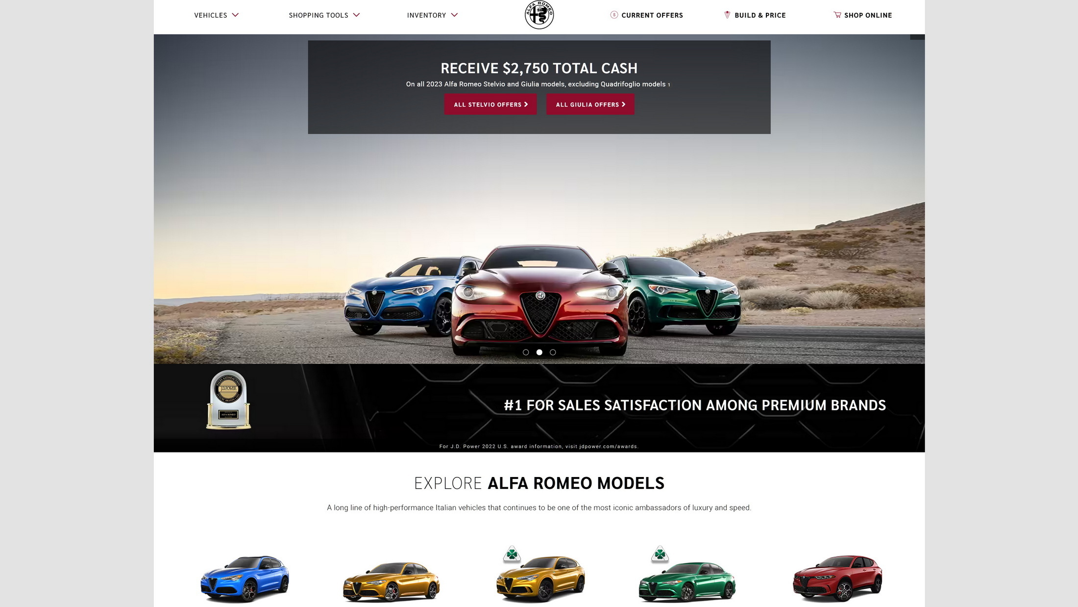 Alfa Romeo Has The Best Automotive Website, VW The Worst, J.D. Power ...