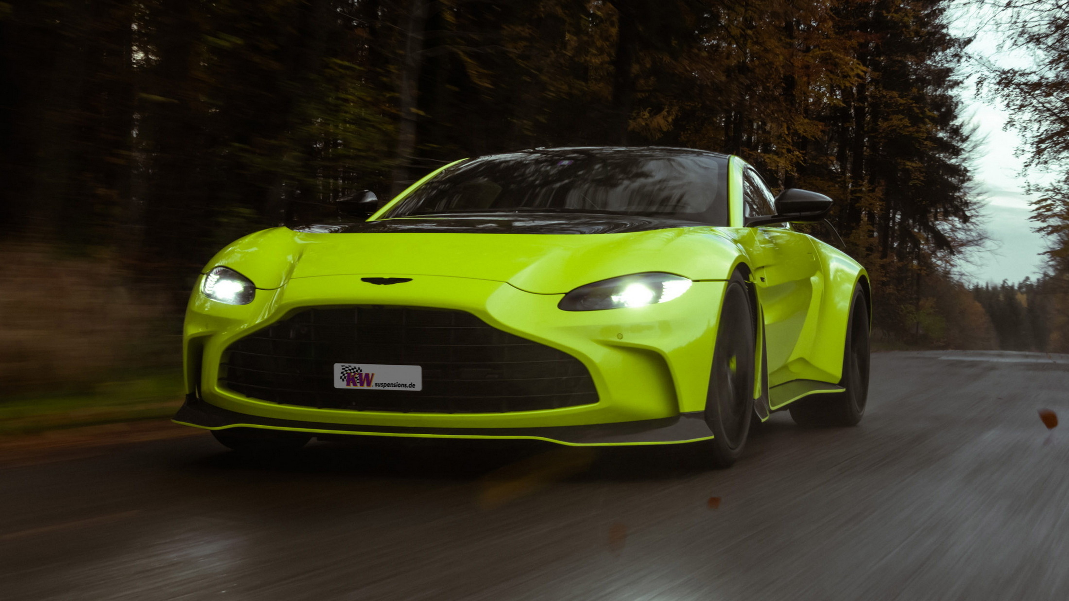 Rare Aston Martin V12 Vantage Gains Custom Height-Adjustable Suspension ...