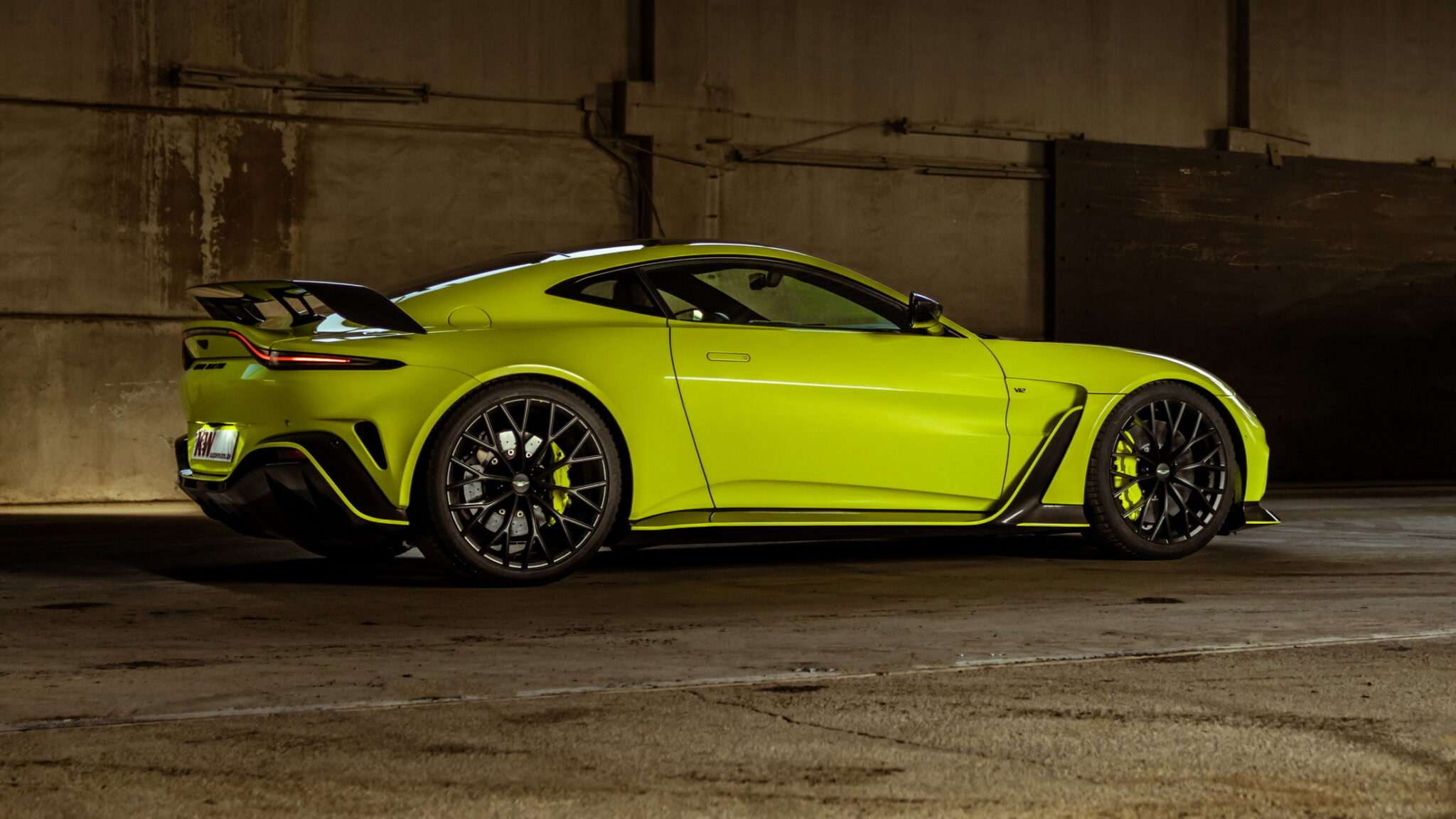 Rare Aston Martin V12 Vantage Gains Custom Height-Adjustable Suspension ...