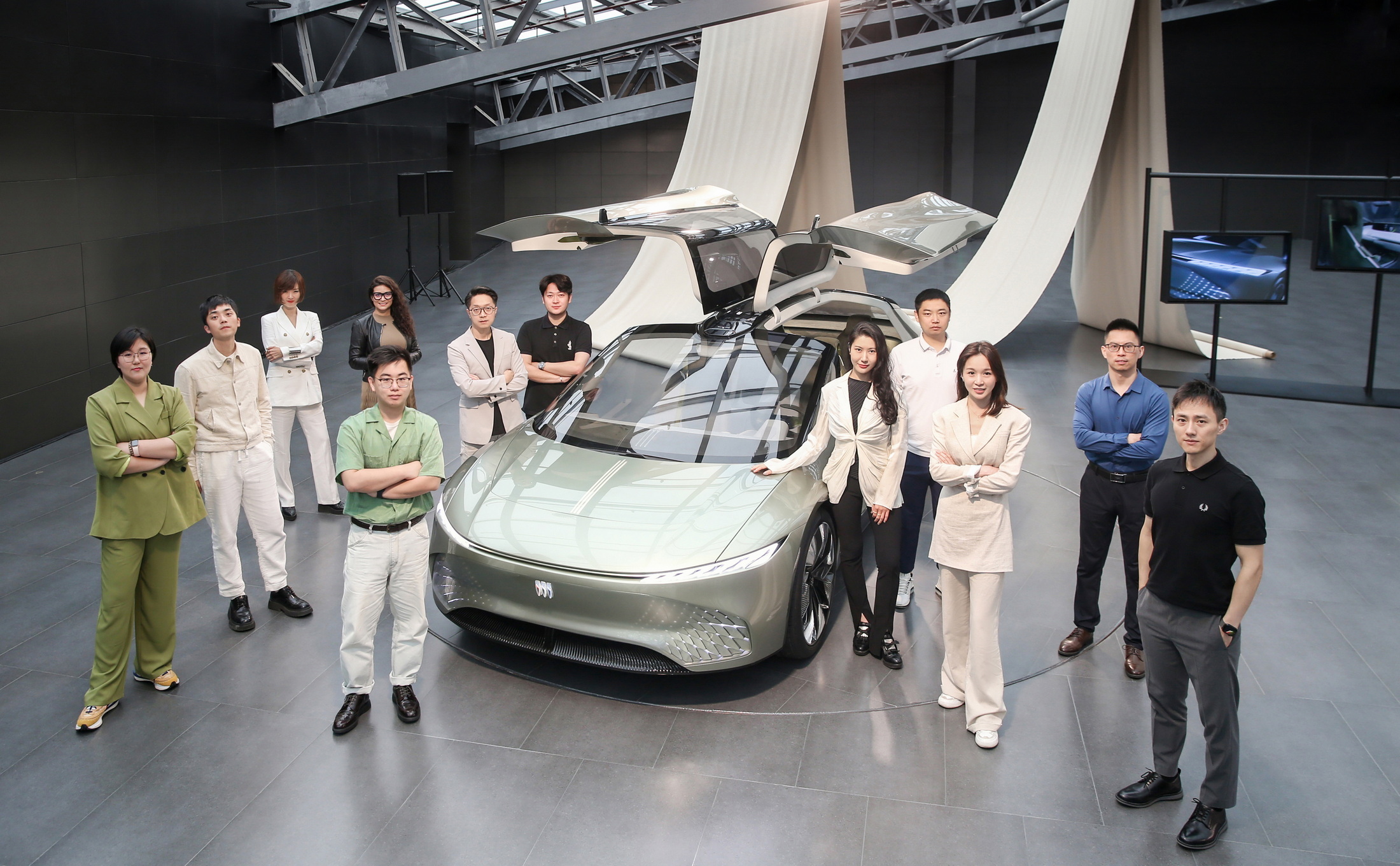 Buick Proxima Concept Is An EV Flagship Sedan With Gullwing Doors Designed In China | Carscoops