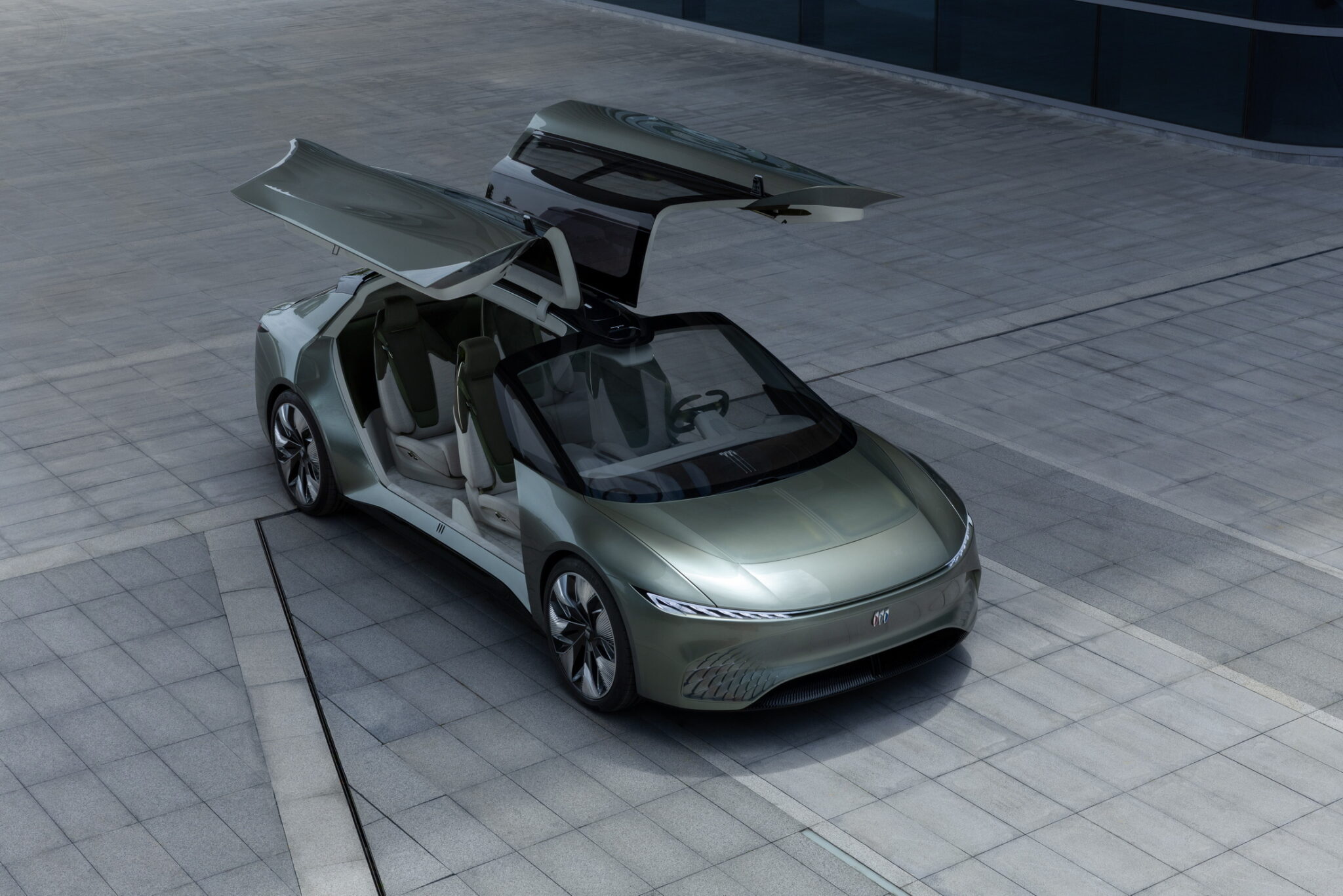 Buick Proxima Concept Is An EV Flagship Sedan With Gullwing Doors ...