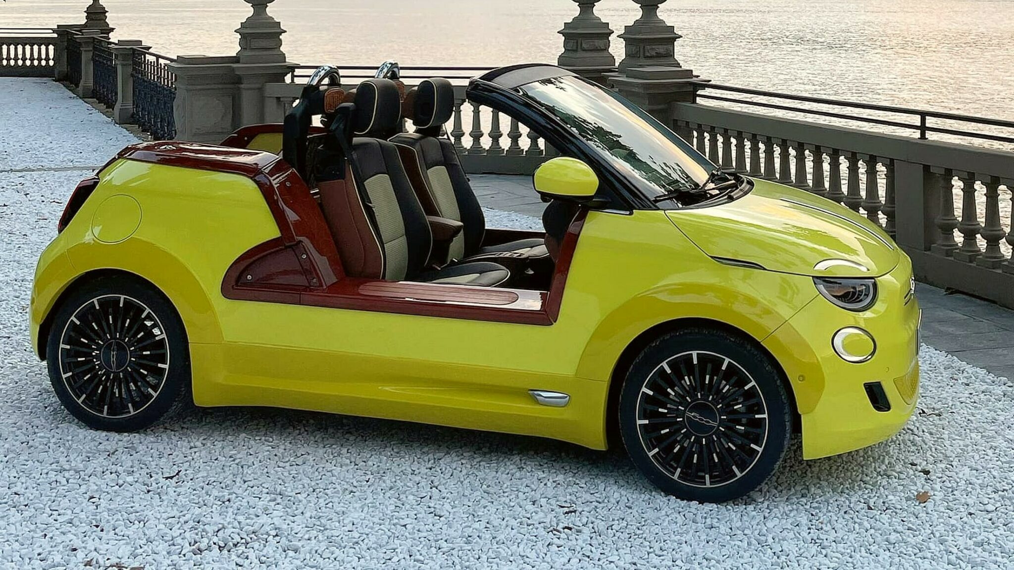 Castagna Milano Chops Fiat 500e Convertible To Create The Ultimate Lake ...