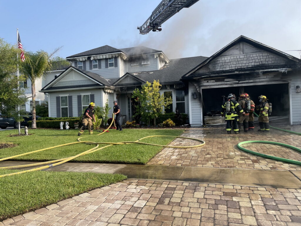 Mercedes EQE Loaner Burns Down Along With Garage In Florida | Carscoops