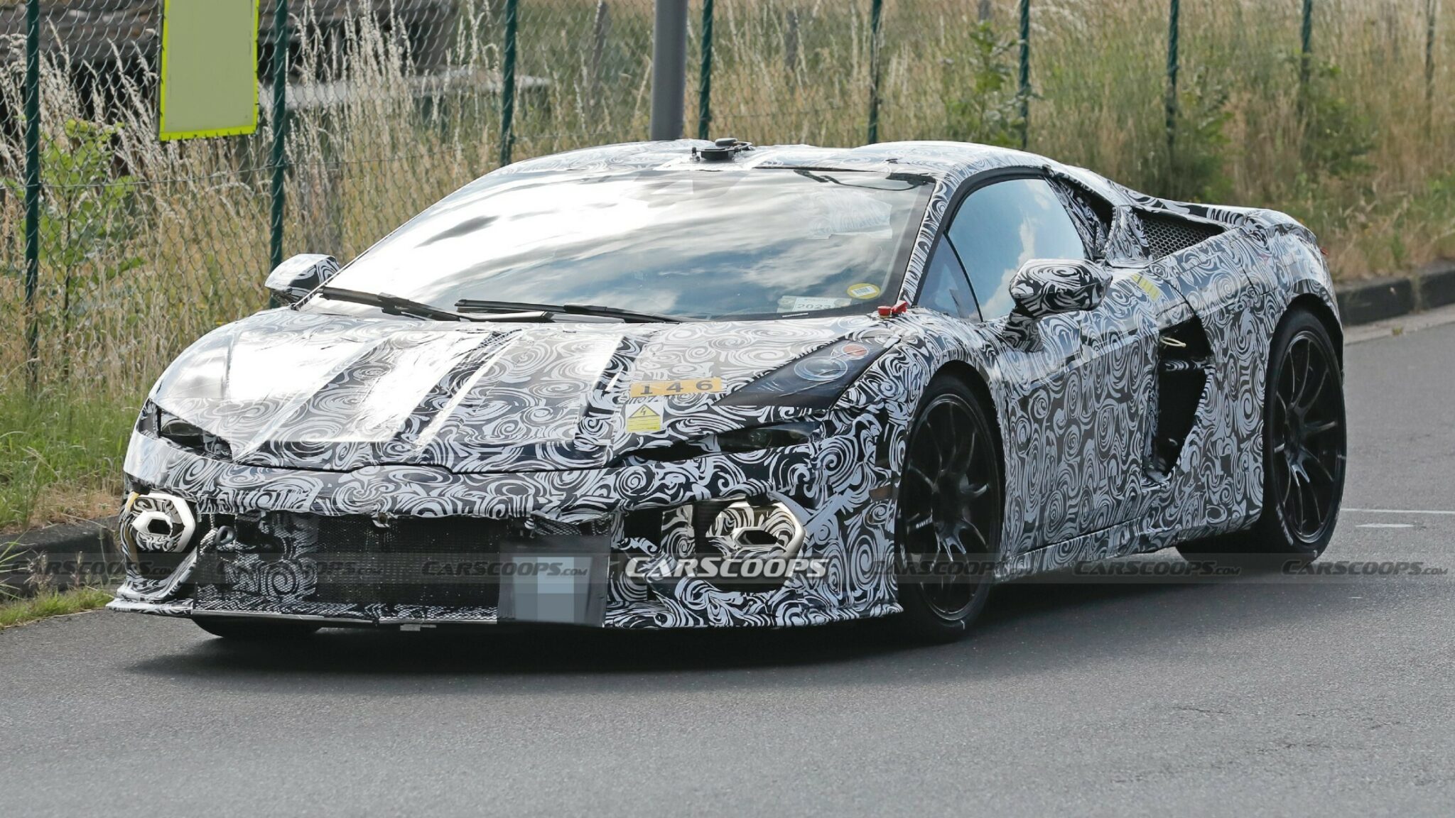 Lamborghini Huracan Successor Spied With Edgy Styling And Hybrid ...