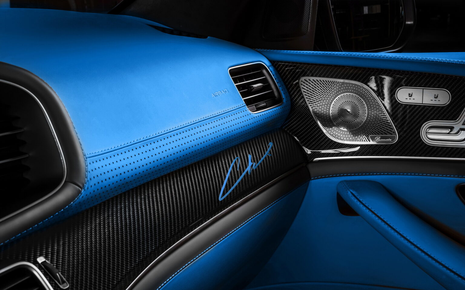 This Mercedes GLE Coupe From Carlex Is So Blue Inside It’ll Make Your ...