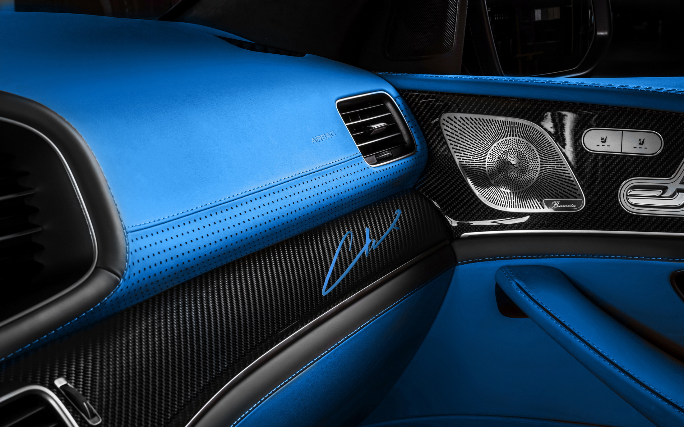 This Mercedes GLE Coupe From Carlex Is So Blue Inside It’ll Make Your ...