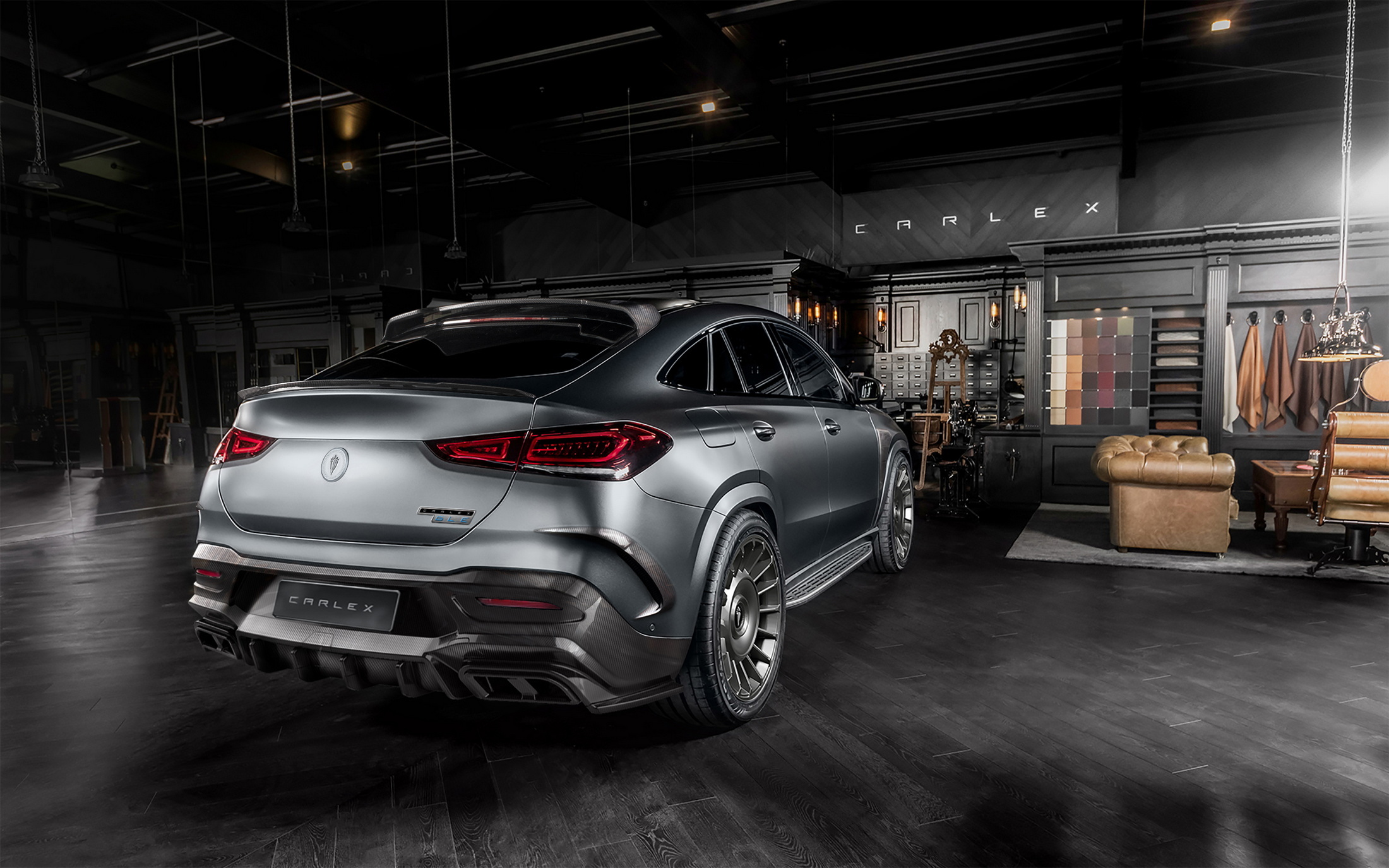 This Mercedes GLE Coupe From Carlex Is So Blue Inside It’ll Make Your ...