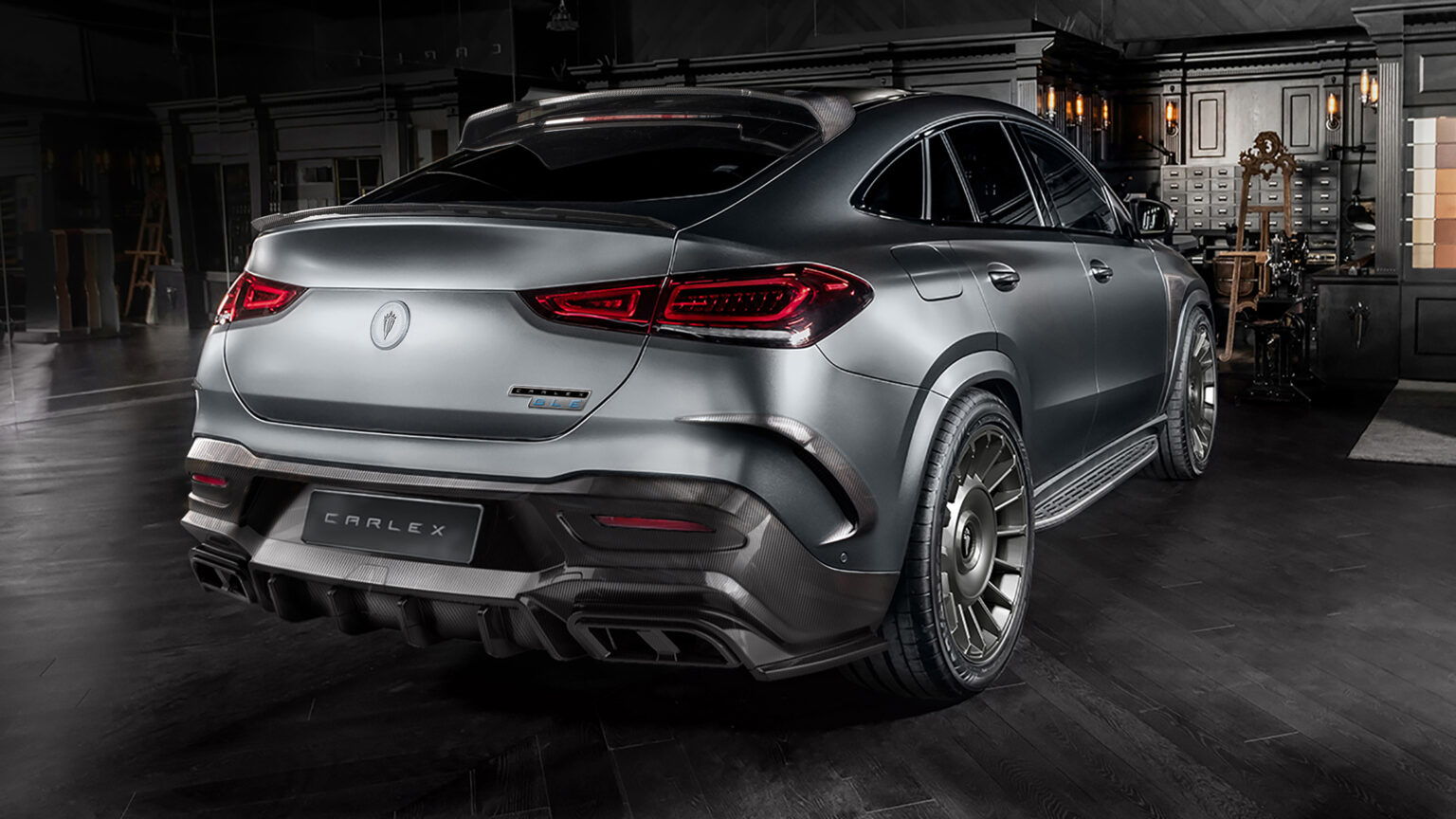 This Mercedes GLE Coupe From Carlex Is So Blue Inside It’ll Make Your ...