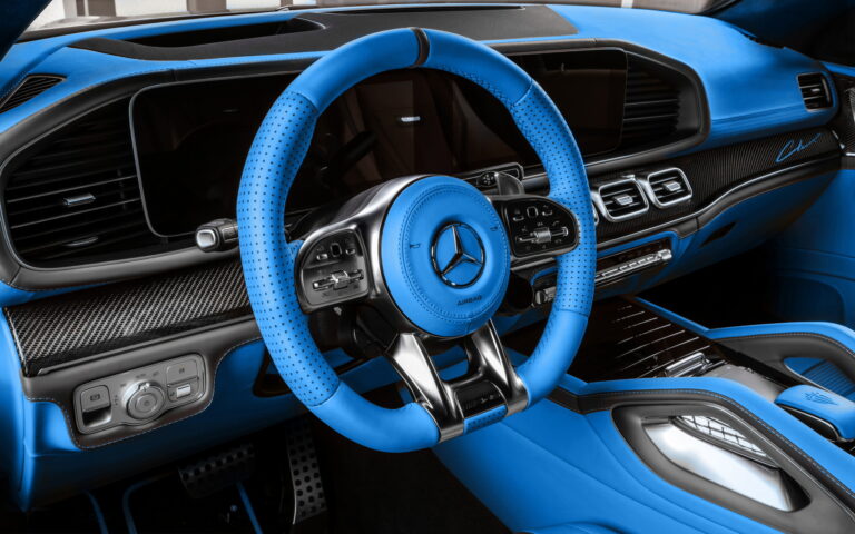 This Mercedes GLE Coupe From Carlex Is So Blue Inside It’ll Make Your ...